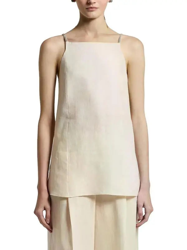 Peserico Sleeveless Top - Neutrals
