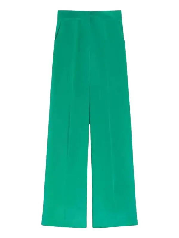Max Mara Mxepalanca Wide-leg Trousers - Green
