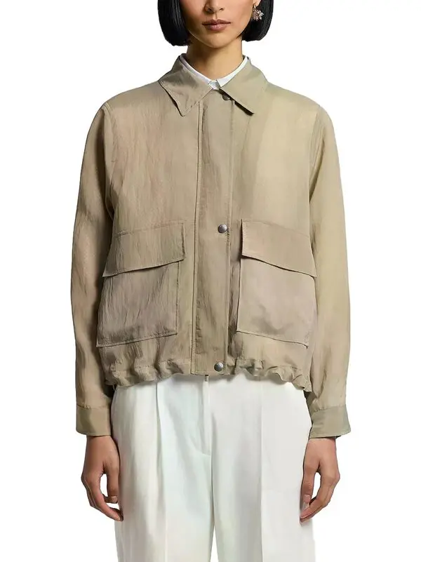 Peserico Patch-pocket Coat - Neutrals