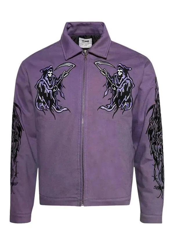 WARREN LOTAS Dueling Reaper Work Jacket - Purple