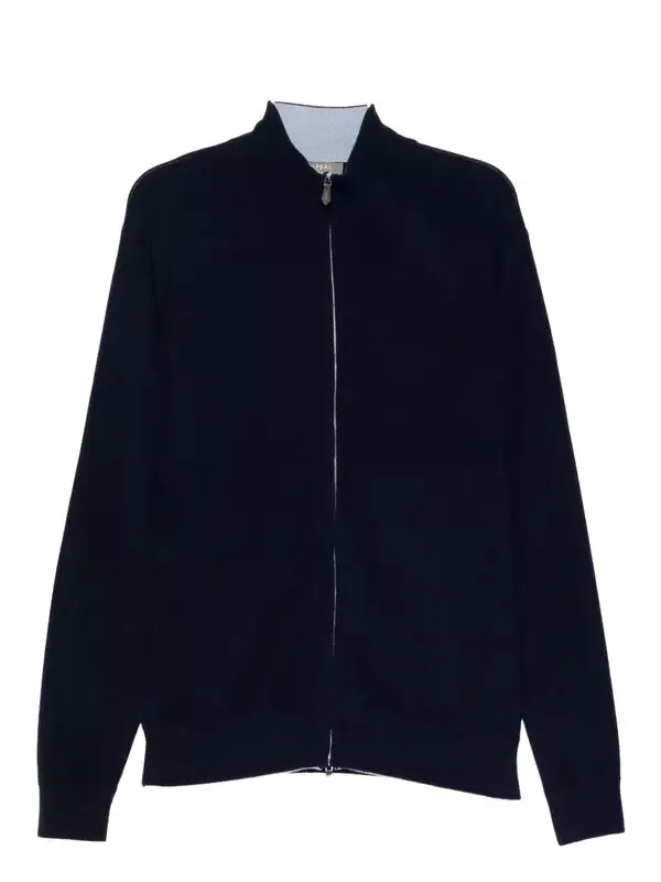 N.peal Knightsbridge Cardigan - Blue