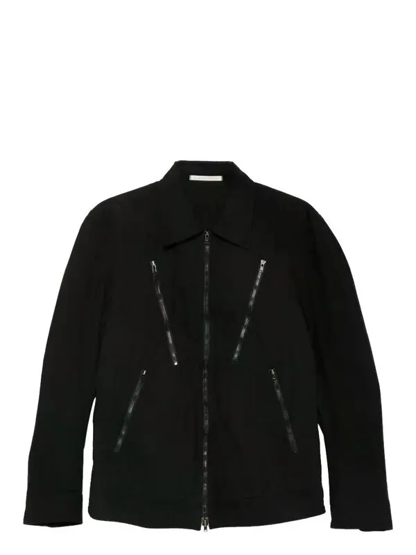Yohji Yamamoto Zip-detail Jacket - Black
