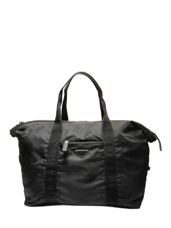 Prada Top Zip Fastening Luggage - Black