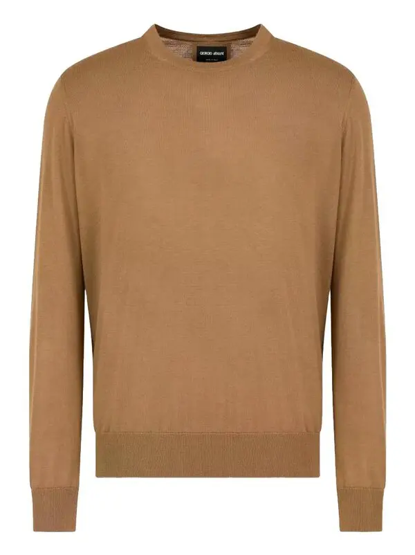 Giorgio Armani Crew-neck Sweater - Neutrals