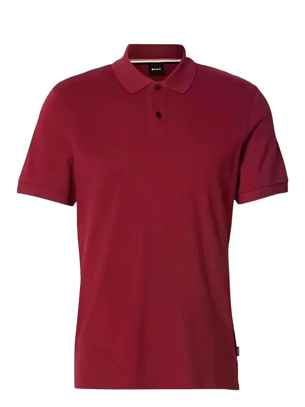 BOSS Pallas Short-sleeve Polo Shirt - Red