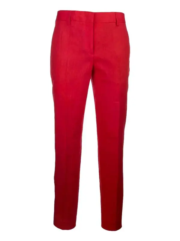 Paul Smith Button Tailored Trousers - Red