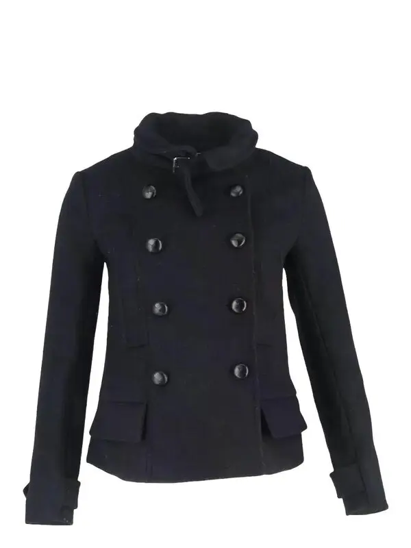 ISABEL MARANT VINTAGE Double-breasted Pea Coat - Blue