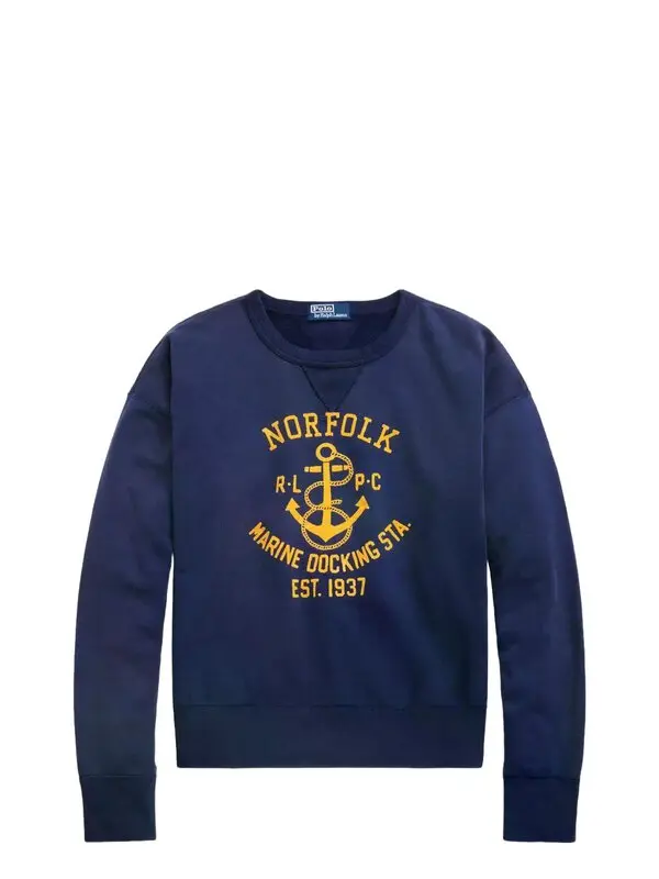 Polo Ralph Lauren Graphic Print Sweatshirt - Blue