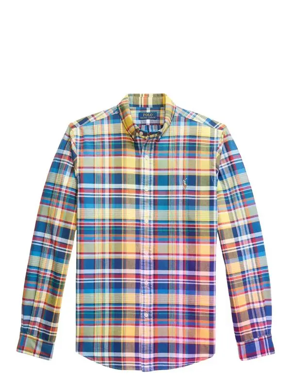 Polo Ralph Lauren Plaid Long-sleeved Shirt - Yellow