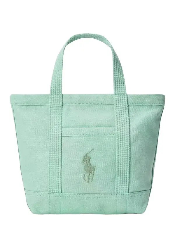Polo Ralph Lauren Embroidered Logo Tote Bag - Green