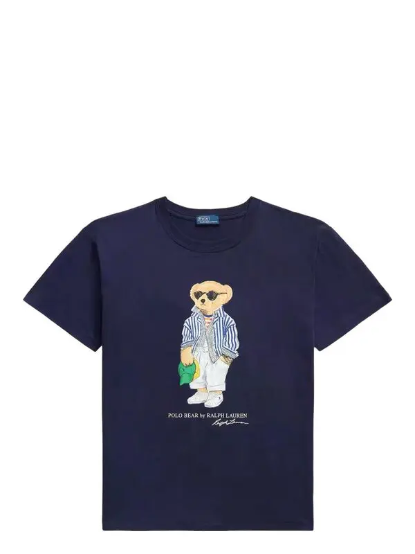 Polo Ralph Lauren Bear-print T-shirt - Blue