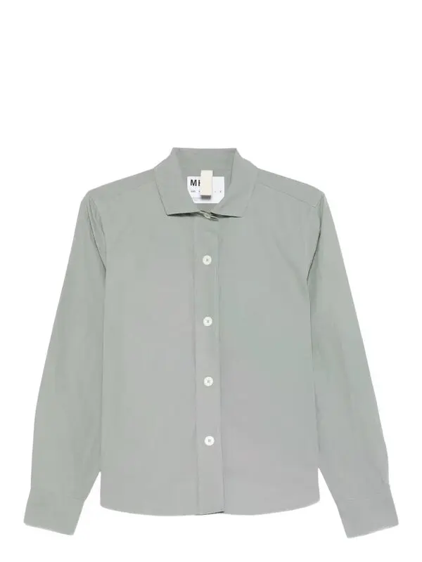 MARGARET HOWELL Buttoned Collared Shirt - Green