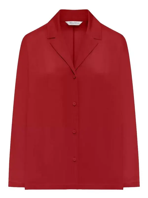 Max Mara Silk Shirt - Red