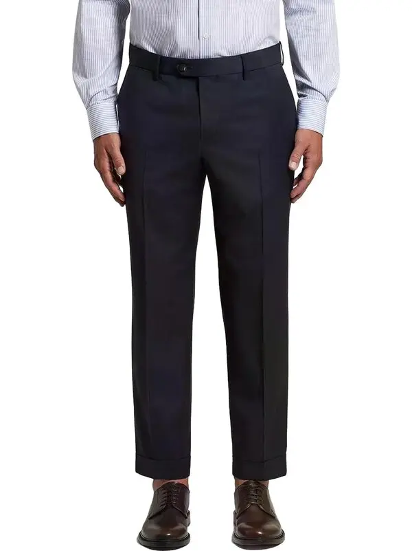 Peserico Wool Trousers - Blue