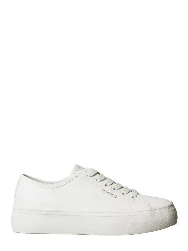 Calvin Klein Lace-up Platform Sneakers - White