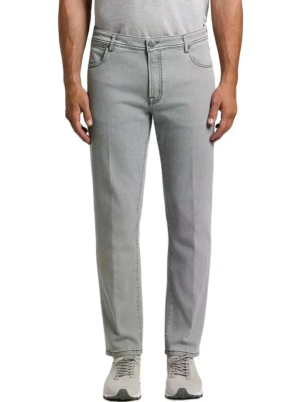 Peserico Five-pocket Style Jeans - Grey