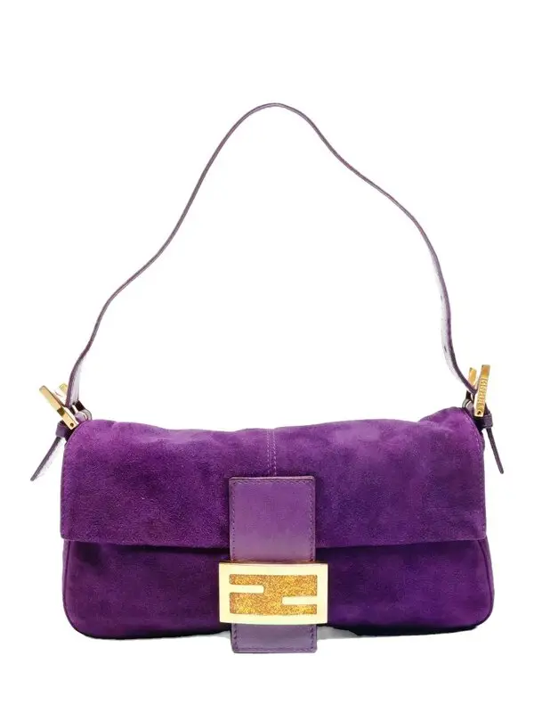 Fendi Baguette Adjustable-strap Shoulder Bag - Purple