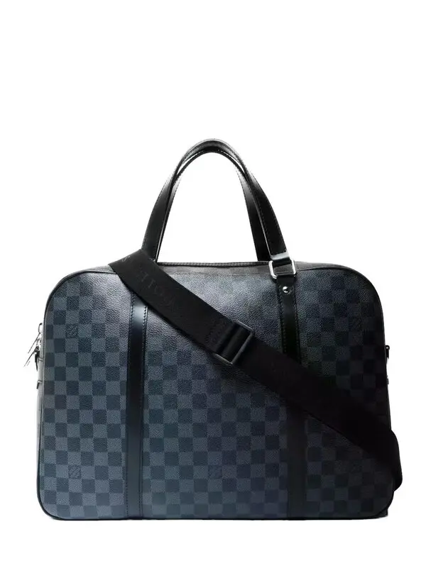 LOUIS VUITTON Jorn Damier Graphite Briefcase - Black