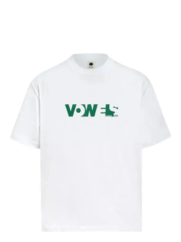 VOWELS Overall T-shirt - White