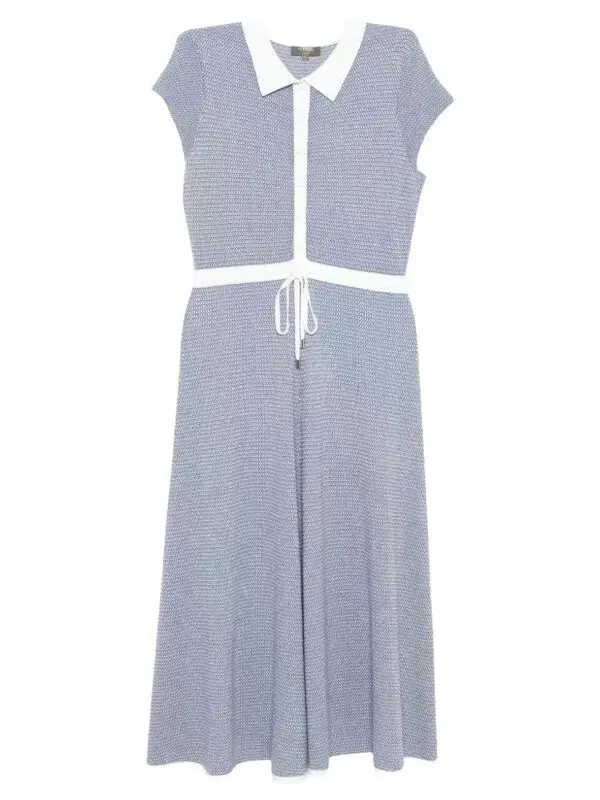 N.peal Dulcie Midi Dress - Blue