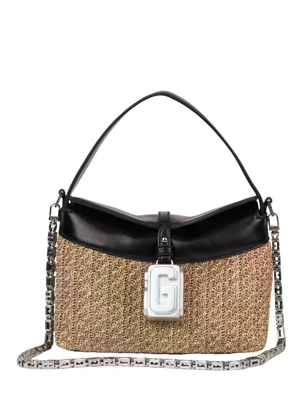 Gcds Mega Comma Shoulder Bag - Neutrals