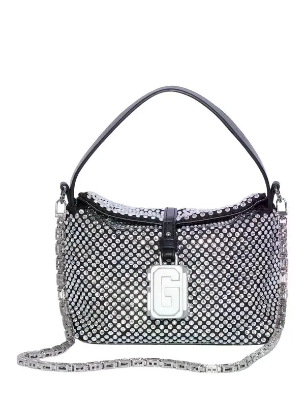 Gcds Mini Mega Comma Shoulder Bag - Silver