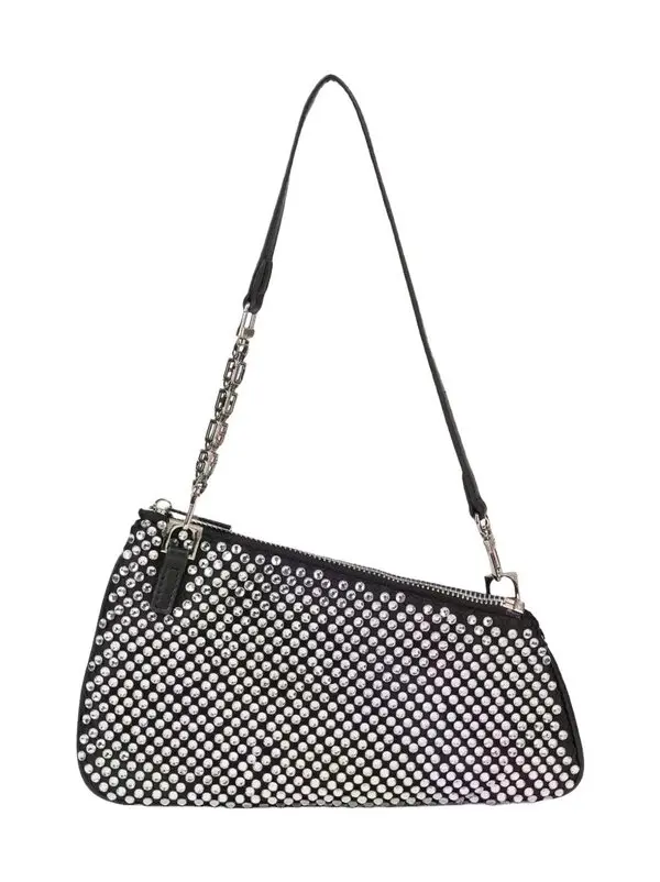 Gcds Comma Notte Shoulder Bag - Silver