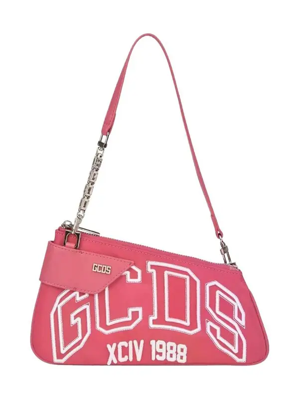 Gcds Shoulder Bag With Chain Embellishment - Pink
