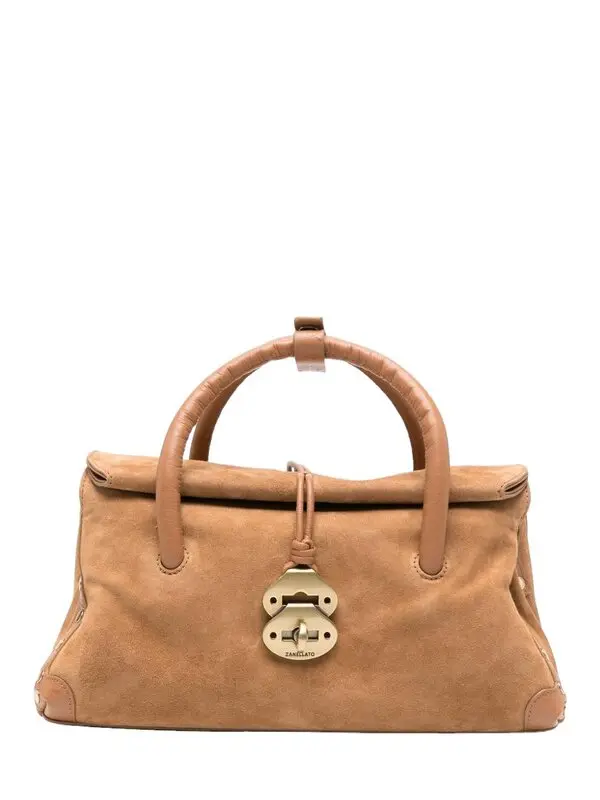 ZANELLATO Dotta Baby Leather Handbag - Brown