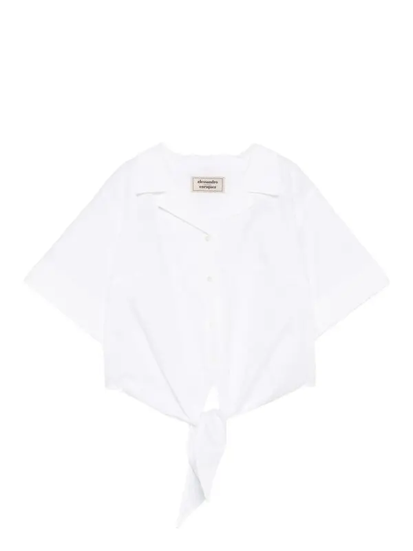 ALESSANDRO ENRIQUEZ Cotton Shirt - White