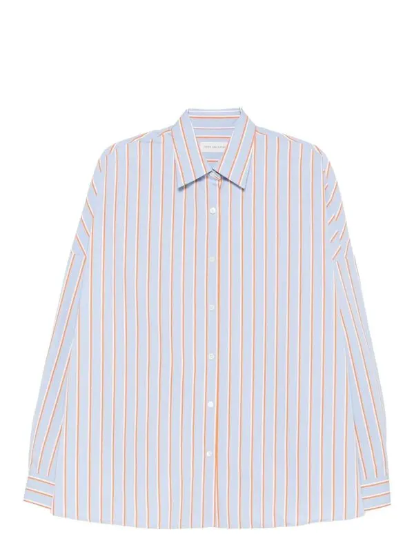 Dries Van Noten Casia Cotton Shirt - Sky Blue