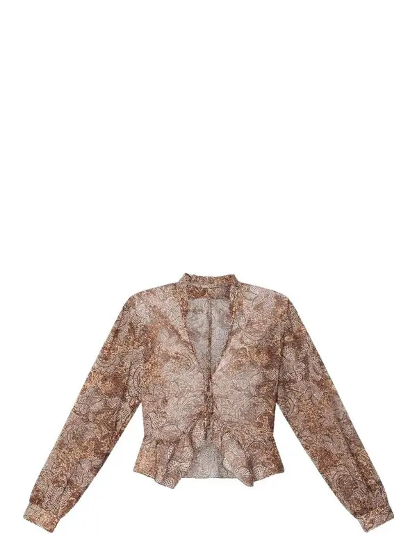 Isabel Marant Celeny Printed Blouse - Yellow