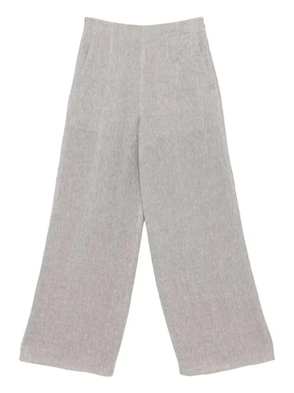 Emporio Armani Linen Trousers - Grey