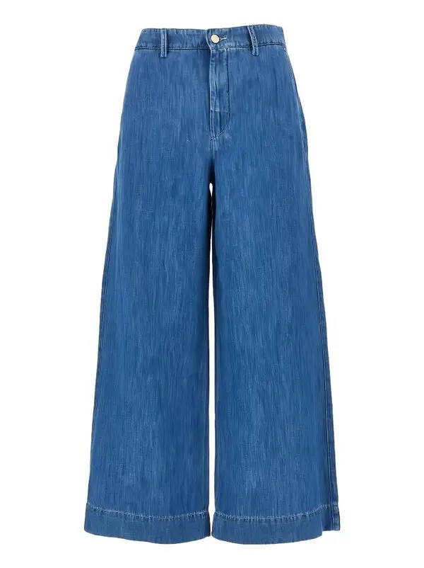 Max Mara Flared Leg Denim Jeans - Blue