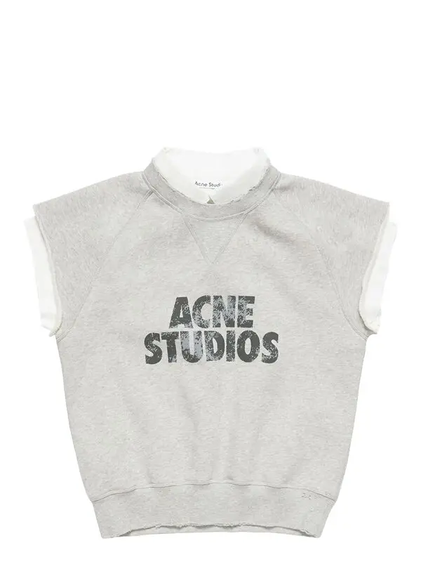 Acne Studios Layered Fleece Vest - Grey