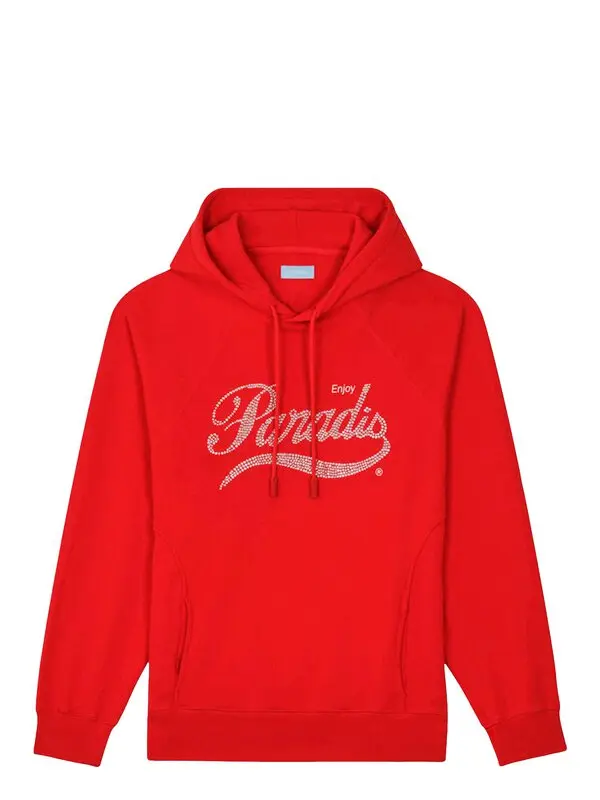 3.PARADIS Coca-cola Hooded Sweater - Red