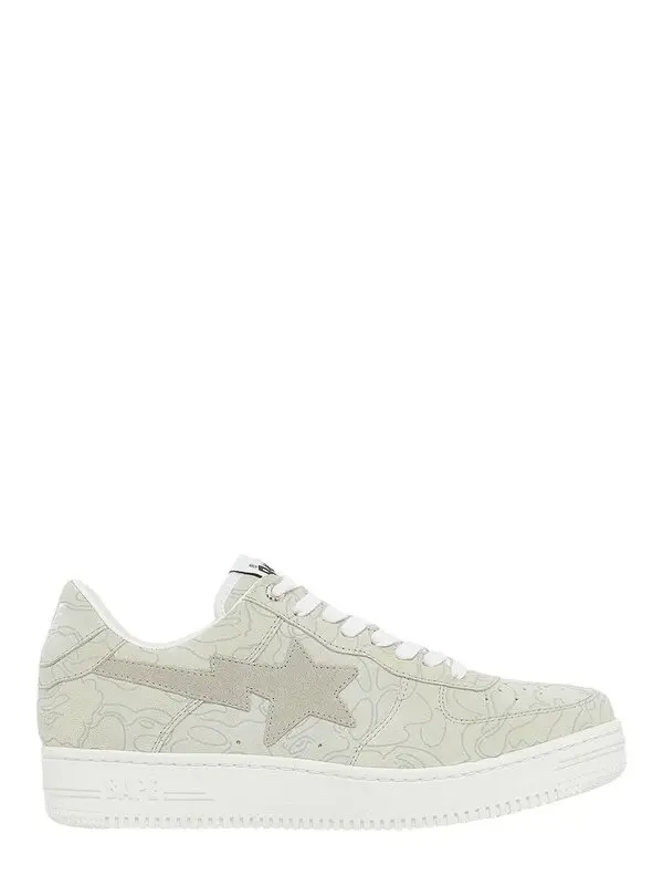 A BATHING APE Solebox Bapesta 'light Beige Line Camo' Collaboration - Tan
