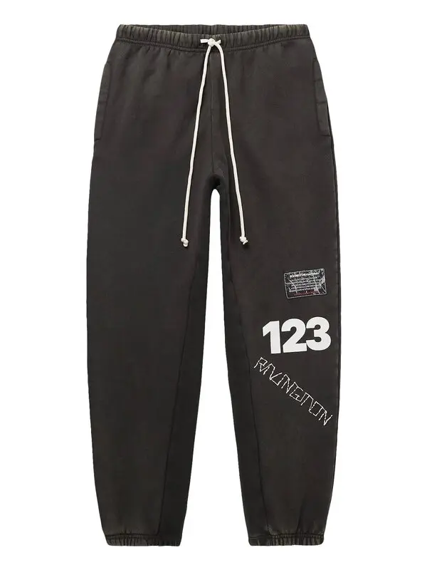 RIVINGTON ROI REBIS Cva Uso-123 'mechanic' Sweatpants - Black