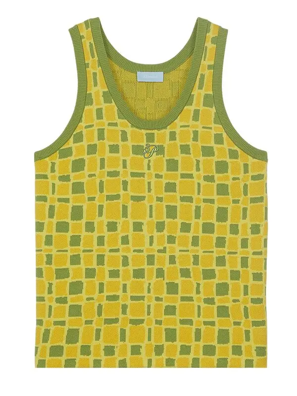 3.PARADIS Knit Vest - Yellow
