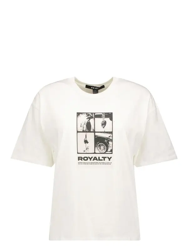 Ksubi Royalty Everyday Tee Vintage - White