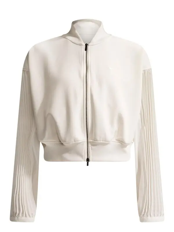 Nike Pleated Sleeve Jacket - White