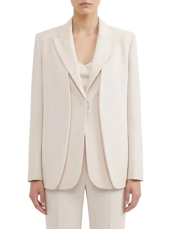Federica Tosi Collared Jacket - Nude