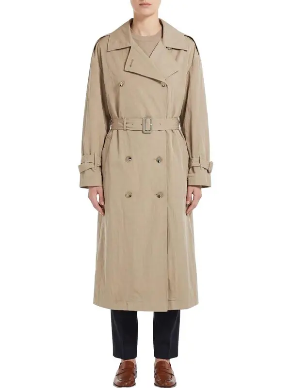 SEMICOUTURE Trench Coat - Brown