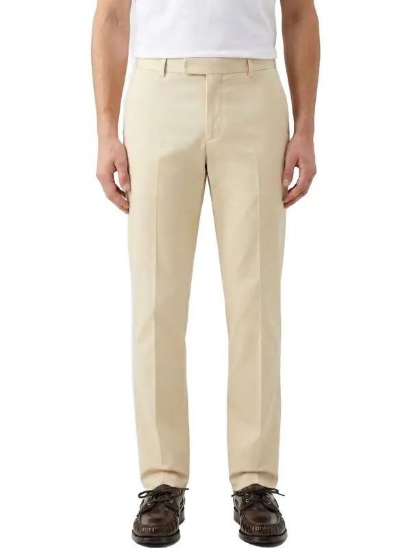 PT TORINO Cotton Blend Chino Trousers - Grey