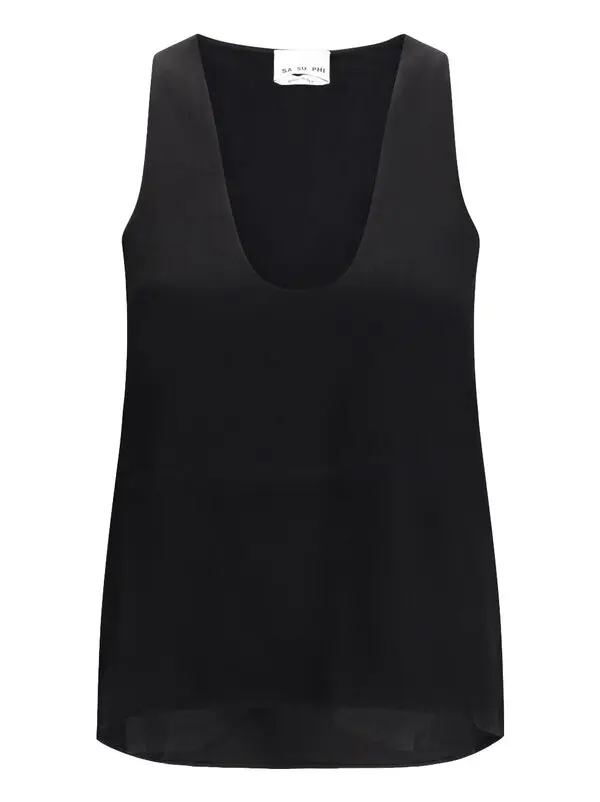 SA SU PHI Top - Black