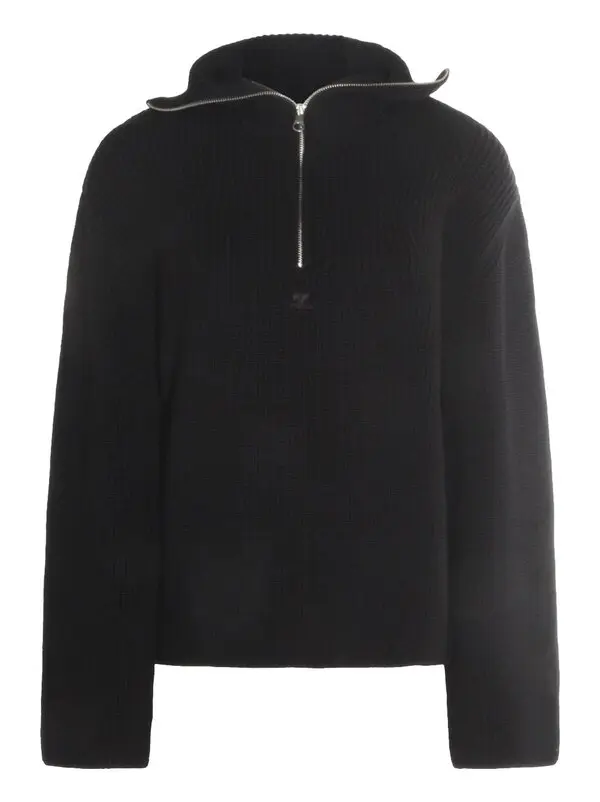 COURREGES Sweater - Black