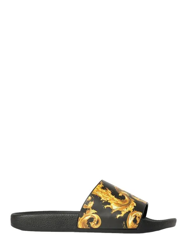 Versace Heeled Sandals - Black