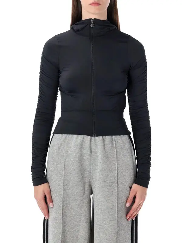 ADIDAS ORIGINALS Full Zip Hooded Sweatshirt - Black