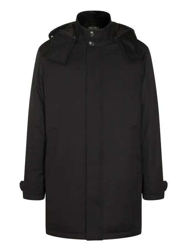 Zegna Tailored Coat - Black