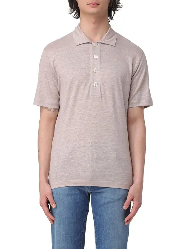 Eleventy Polo Shirt - Blush Pink